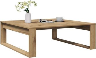 vidaXL Table basse ch&ecirc;ne artisanal 100x100x35 cm bois ding&eacute;nierie - Vidaxl
