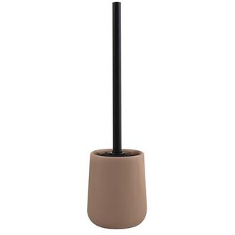 MSV WC-B&uuml;rste Keramik Mahagoni Cappuccino 10,4 x 38,8 cm - Elegantes Zubeh&ouml;r f&uuml;r die Toilette, modernes Design, leicht zu reinigen, perfekt f&uuml;r EIN schick