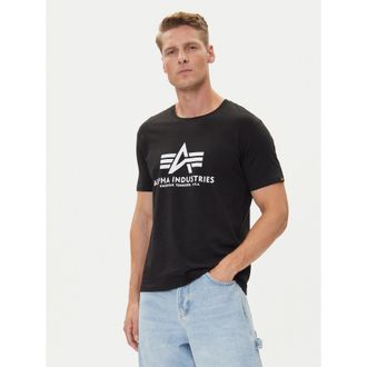 Alpha Industries Alpha Industries T-Shirt Basic T-Shirt 100501 Schwarz Regular Fit