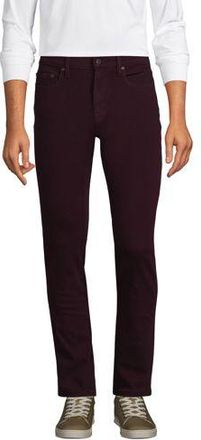 Lands End Performance-Jeans mit 4-Wege-Stretch, Slim Fit, Herren, Größe:48-40 91 regular, Rot, Elasthan/Baumwoll-Mischung, by Lands End