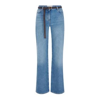 Elisabetta Franchi Damen, Jeans, Blau, W26Gr&ouml;&szlig;e