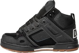 DVS Mixte Comanche Boot Chaussure de Skate, Black Reflective Charcoal Leather, 45 EU