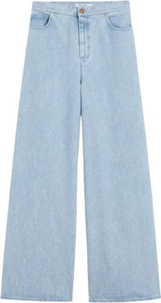 Max Mara Femme, Jeans, Bleu, Taille: 38 FR Affari Wide Leg Jeans