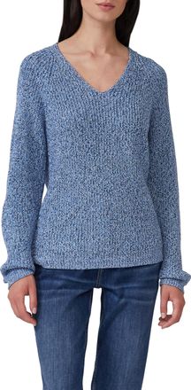 s.Oliver Strickpullover mit V-Ausschnitt und Raglanärmeln