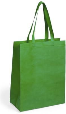 Generico Sac shopper tnt Shopping Poign&eacute;es Longues sac &agrave; main Femme Durable Shopping, vert