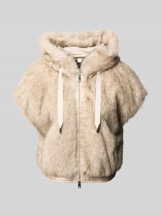 Marc Cain Regular Fit Weste aus Kunstfell