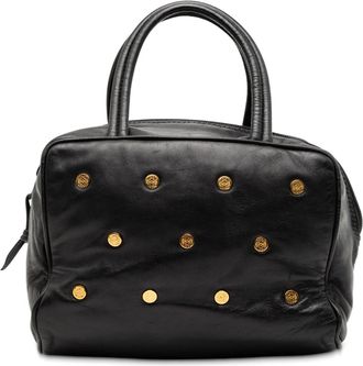 Loewe Crossbody Bags - Leather Anagram Studs Handbag - Gr. unisize - in Schwarz - f&uuml;r Damen