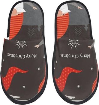 Generic Accueil Pantoufles Gnomes De No&euml;l En Chapeaux Rouges L&eacute;gers Pantoufles En Coton Portative Chausson Hotel Pour Homme H&ocirc;tel Femmes L