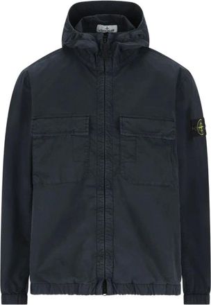 Stone Island Homme, Vestes, Bleu, Taille: XL Veste Stretch