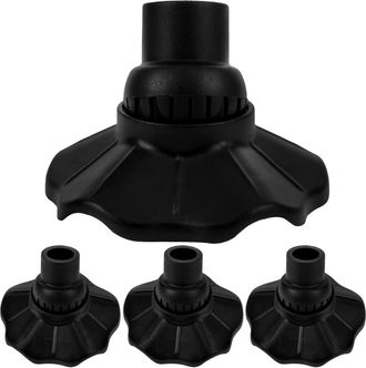 Valiclud Hemobllo 4 St&uuml;ck Stuhlbeinkappen 16mm aus Kunststoff rutschfeste M&ouml;belbeinschoner f&uuml;r Campingst&uuml;hle und Klappst&uuml;hle Bodenschutz gegen Kratzer und Ger&auml;