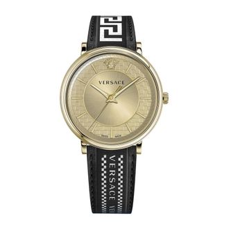 Versace V-Circle Uhr - - Accessories - Herren - Gelb - ONE SIZE