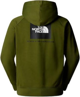 The North Face Raglan Box NSE Sweatshirt &agrave; Capuche pour Homme Woodland Green/TNF Blac M