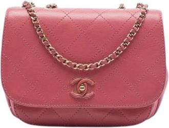 Chanel Sac bandouli&egrave;re vintage Chanel Pre-owned - Femme - Pre-owned - Rose - Taille: ONE Size