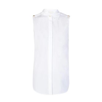 Michael Kors &Auml;rmelloses Top - - Tops - Damen - Wei&szlig; - L