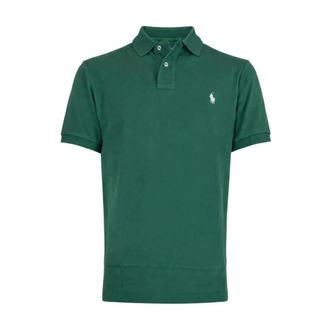 Ralph Lauren Slim Fit Mesh Polohemd - - Tops - Herren - Gr&uuml;n - S
