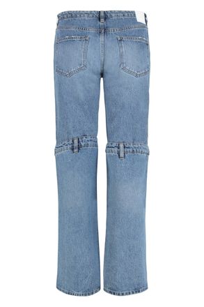 Coperni Womens Straight-Leg Denim Jeans Cotton