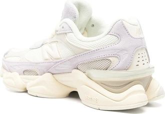 New Balance Suede and Mesh Sneaker - White