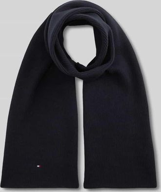 Tommy Hilfiger Schal aus Baumwoll-Mix mit Woll-Anteil