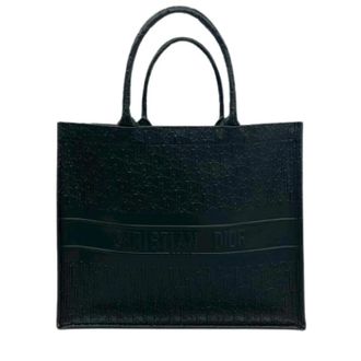 Dior Pre-owned Book Tote Oblique Leder Tote Bag - - Pre-owned - Damen - Schwarzk - ONE SIZE