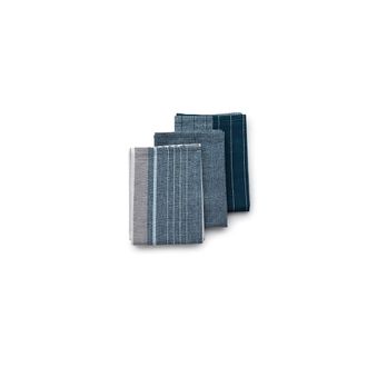 KELA Set mit 3 Geschirrt&uuml;chern, Blau Jean Pasado