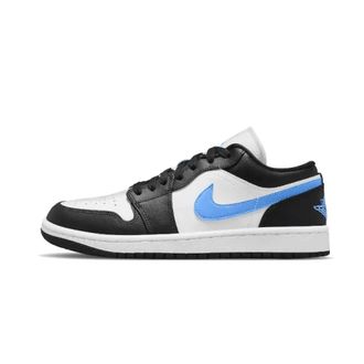 Nike Jordan Niedrige Schwarze Universit&auml;tsblaue Sneakers - - Sport - Damen - Mehrfarbig - 37 1/2 EU