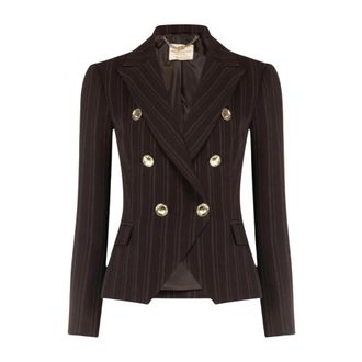 Rinascimento Kurzer taillierter Blazer - - Jackets - Damen - Braun - XL