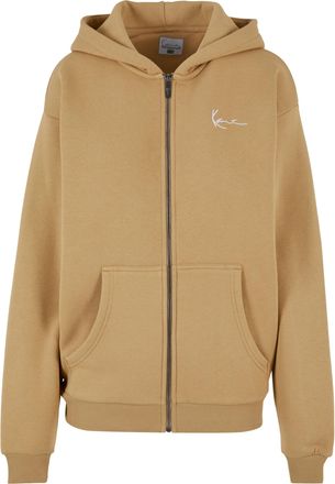 Karl Kani Herren KM-ZH011-020-04 KK Chest Signature Essential Zip Hoodie S Light Brown