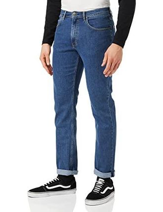 Lee Brooklyn Straight_Deals Jeans Homme, Milieu Lavage de pierre Kx, 40W / 34L