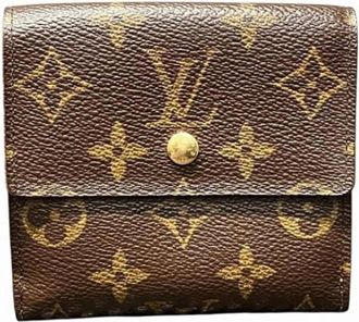 Louis Vuitton unisex, Pre-owned, Brun, Taille: ONE Size Portefeuille en tissu Pre-owned