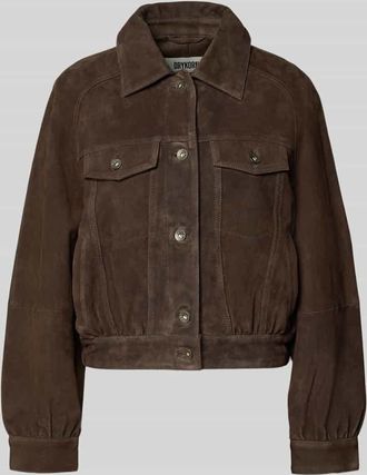 Drykorn Lederjacke mit Brusttaschen Modell MARWICK