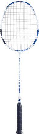 Babolat Badmintonschläger Modell Satelite Rise, Griff 2, Blau/Weiß, ideal für Spieler, die Präzision und Leistung suchen, leichtes Gewicht, vergrößertes Schlä