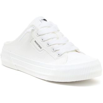 Rocket Dog Cheery Mule Canvas Textil Damen Wei&szlig;e Mules