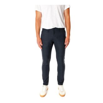 Gabba Klassische karierte Chino-Hose - - Trousers - Herren - Schwarzk - W36 L34