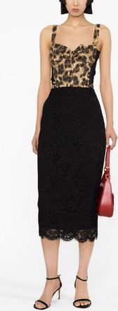 Dolce & Gabbana Lace Skirt - Black