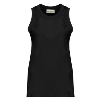 Ami Femme, Tops, Noir, Taille: 36 FR D&eacute;bardeur Effet Satin&eacute;