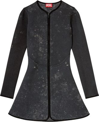 Diesel D-Eopre A-line-skirt mini dress - Grau