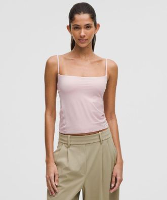 lululemon D&eacute;bardeur Wundermost &agrave; fines bretelles ajustables en Ultra-Soft pour Femmes - Rose - Taille XL