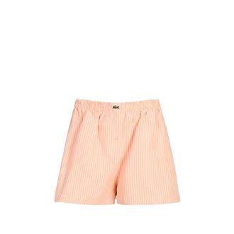 Lacoste Short &agrave; rayures en coton