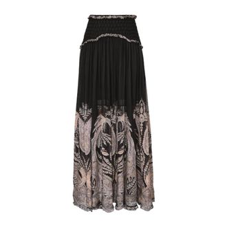 Zimmermann Femme, Jupes, Multicolore, Taille: 38 FR Rhiannon Ruffle Maxi Skirt