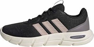 adidas Femme Cloudfoam Flex Laces Shoes, Core Black/Sandy Pink met./Off White, 36 2/3 EU
