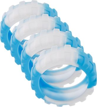 Yardwe 4 Stück Teiliges Silikon Kofferradschutz Abdeckungen Leise Stoßdämpfend Langlebig Passend für Reisekoffer Radschutzhüllen Geräuschreduzierung und Bode