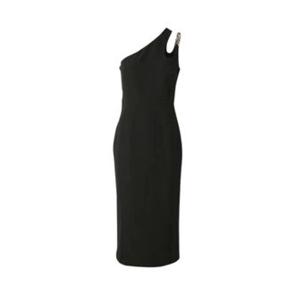 Liu Jo Femme, Robes, Noir, Taille: 38 FR Robe Tubino asymétrique