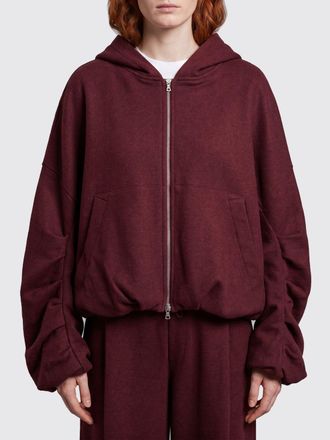 Dries Van Noten Oversize-Kapuzenjacke von aus Baumwolle mit K&auml;ngurutasche
