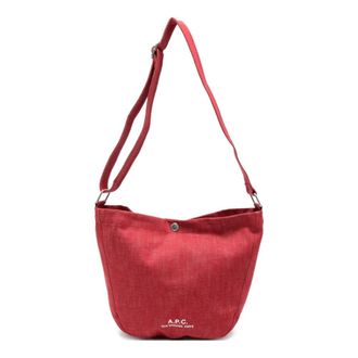 A.P.C. Besace Journal Small - - Bags - Damen - Rot - ONE SIZE