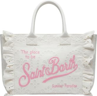MC2 Saint Barth Femme, Sacs, Blanc, Taille: ONE Size Colette Volant N Handbag