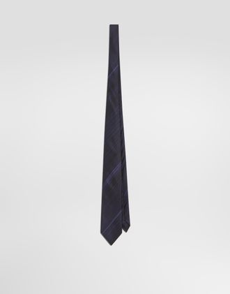 Dolce & Gabbana Krawatte Aus Twill Mit Streifenprint - Mann Krawatten Und Einstecktuch Mehrfarbig Pz