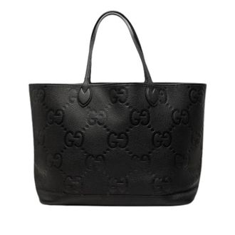 Gucci Pre-owned Gepr&auml;gte Ledertasche - - Pre-owned - Damen - Schwarzk - ONE SIZE