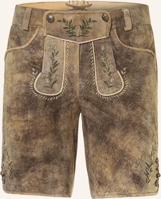 Spieth & Wensky Trachten-Lederhose Kastanie braun