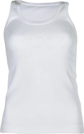 GCDS Gcds, Femme, Tops, Blanc, Taille: 42 FR Gcds T-shirts et Polos