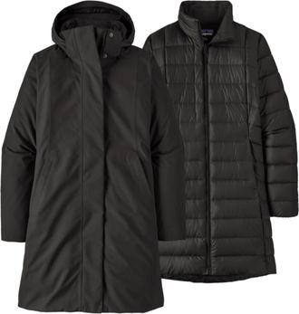 Patagonia Damen Ws Tres 3-in-1 Parka Jacke, Black, 36